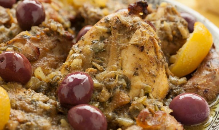 Moroccan Chicken with Preserved Lemon and Olives